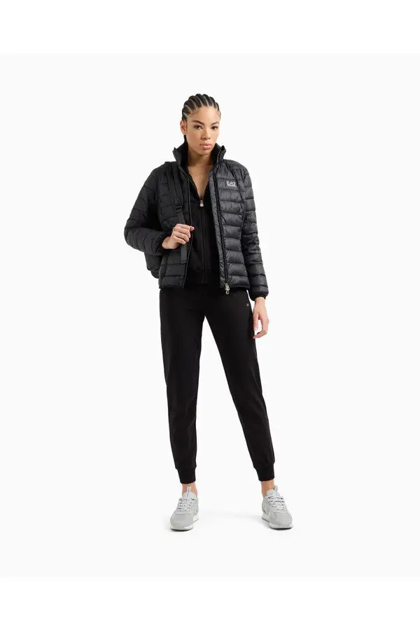 Emporio Armani Core Lady Stretch-cotton Zip-up Sweatshirt