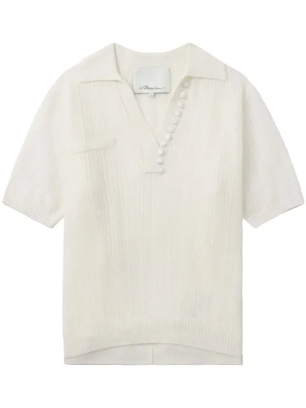 3.1 Phillip Lim Layered Polo Top