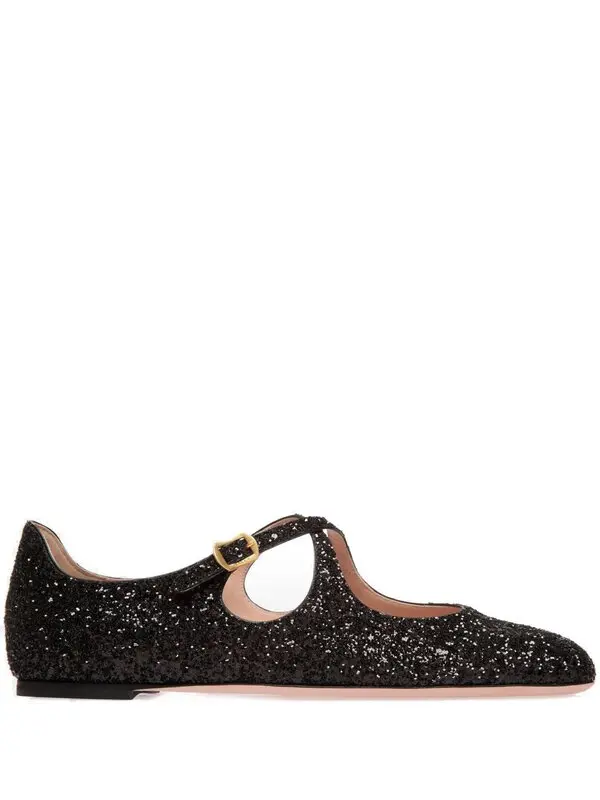 Bally Rina Flats - Black