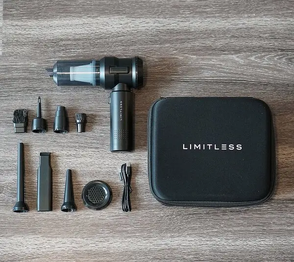 LIMITLESS As Is 2-in-1 Cordless Auto Vacuum, Blower & Pump