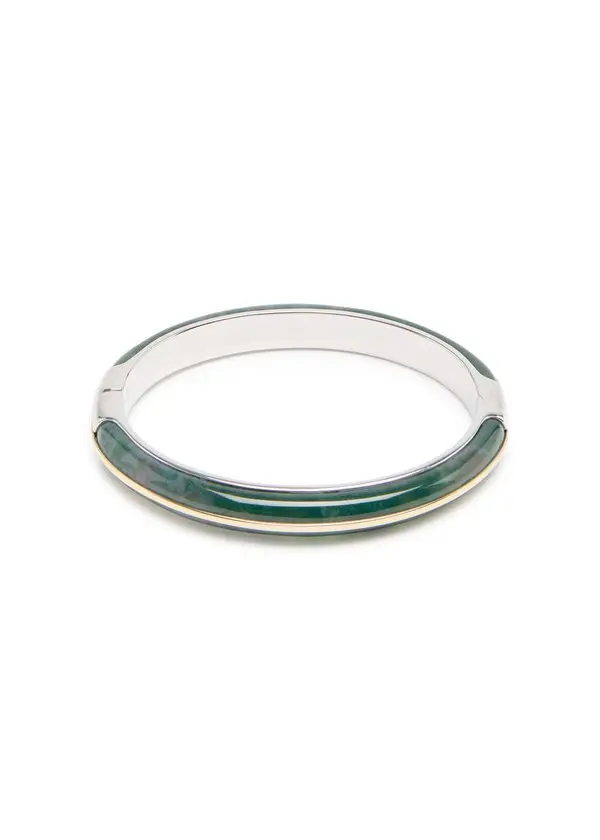 BY PARIAH Essential Stacking Agate Bracelet - Green