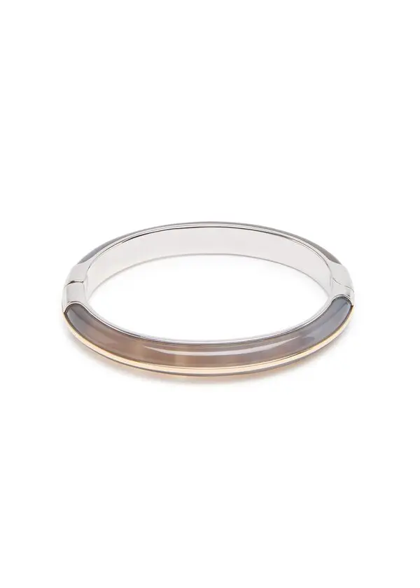 BY PARIAH Essential Stacking Agate Bracelet - Grey