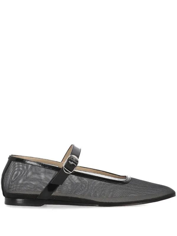 Le Monde Beryl Flat Shoes - Black Glitter