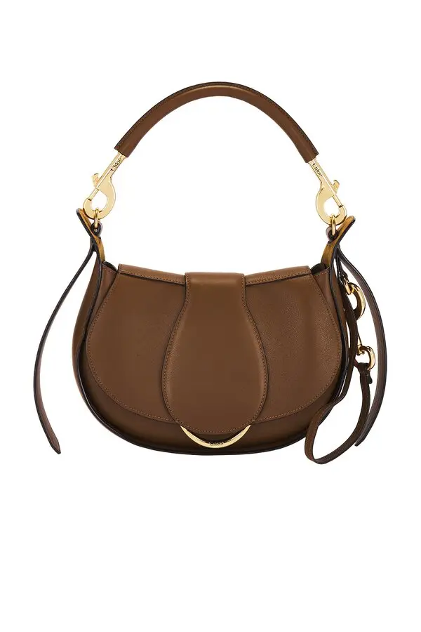 Chloé Ride Small Crossbody Bag - Dark Khaki