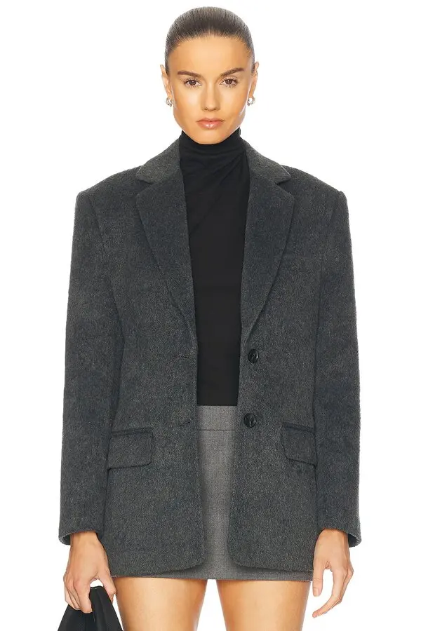 GRLFRND Wool Blend Blazer