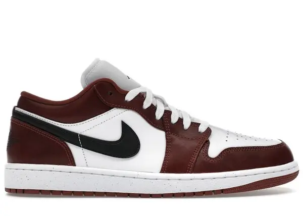JORDAN 1 Low Se - White/dark Pony/black