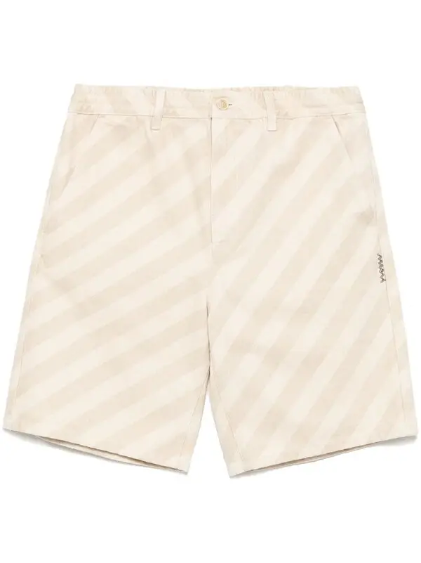Marni Striped Denim Shorts