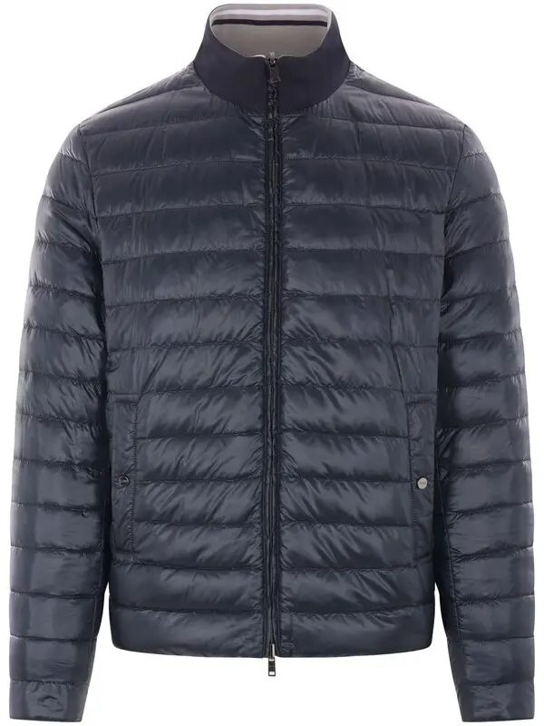 Herno Reversible Quilted Jacket - Blue
