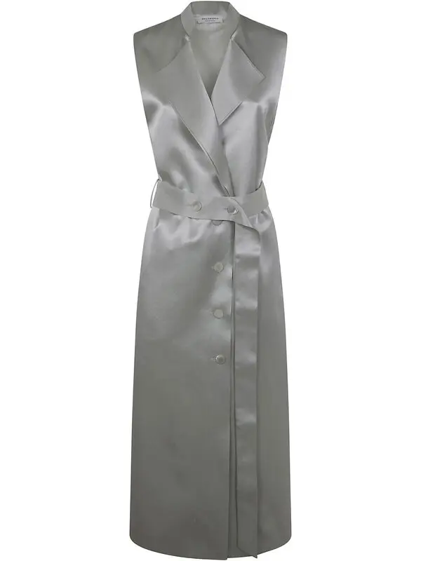 Philosophy Di Lorenzo Serafini Belted Satin Dress