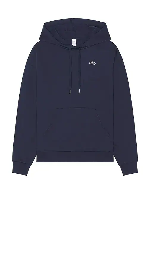 Alo Yoga Accolade Hoodie - Navy | Editorialist