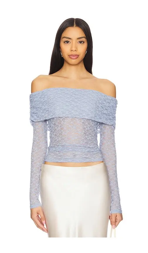 Astr The Label Diamante Top