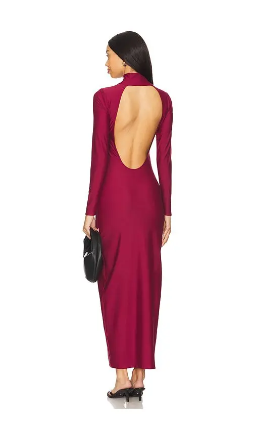 NUBYEN Pinot Noir Low Back Dress