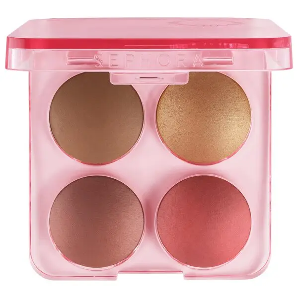SEPHORA COLLECTION Colorful Face Bronzer, Blush & Highlighter Palette - 03 Tan To Deep