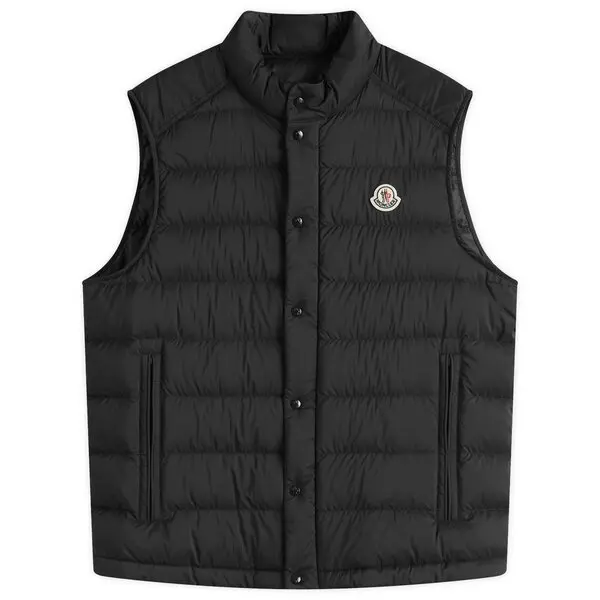 Moncler Recycled Longue Saison Opaque Barthe Vest - Black