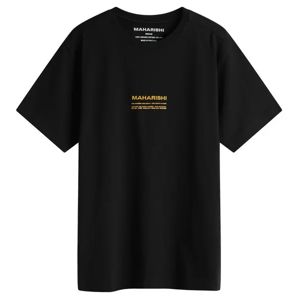 MAHARISHI Less Dangerous T-shirt - Black