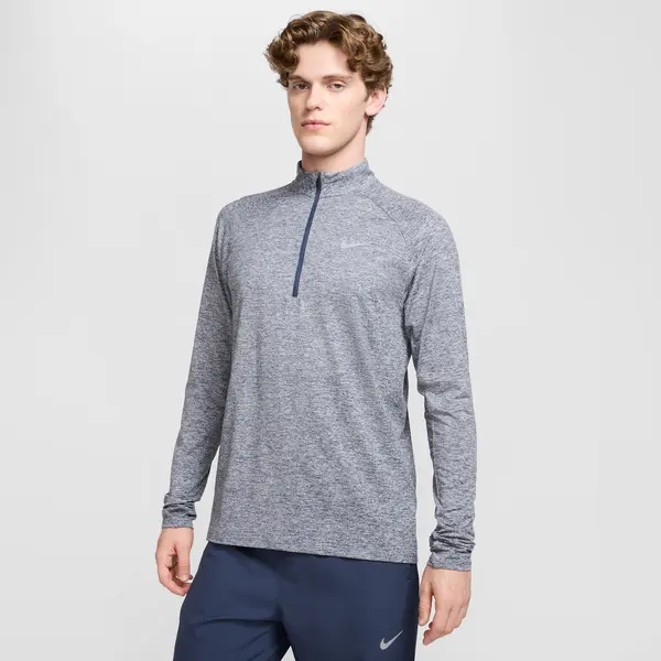 Nike Stride Dri-fit 1/4-zip Running Top - Blue