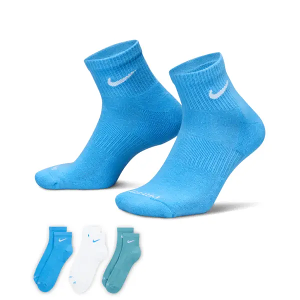 Nike Everyday Plus Cushioned Training Ankle Socks - Multicolor