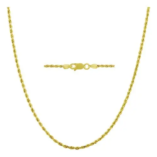 DONATELLO GIAN Name' 10k Rope Chain Necklace