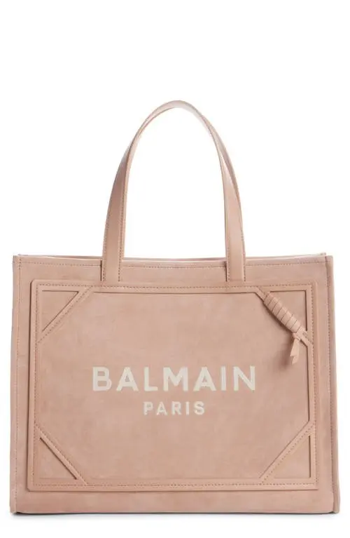 Balmain B-army Medium Shopper Tote - 0dx Light Pink