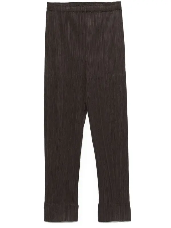 Issey Miyake Pleated Trousers - Grey