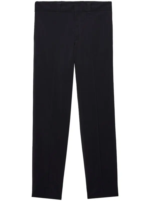 Prada Triangle-logo Trousers - Black