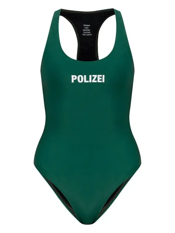 Vetements Text-print Swimsuit
