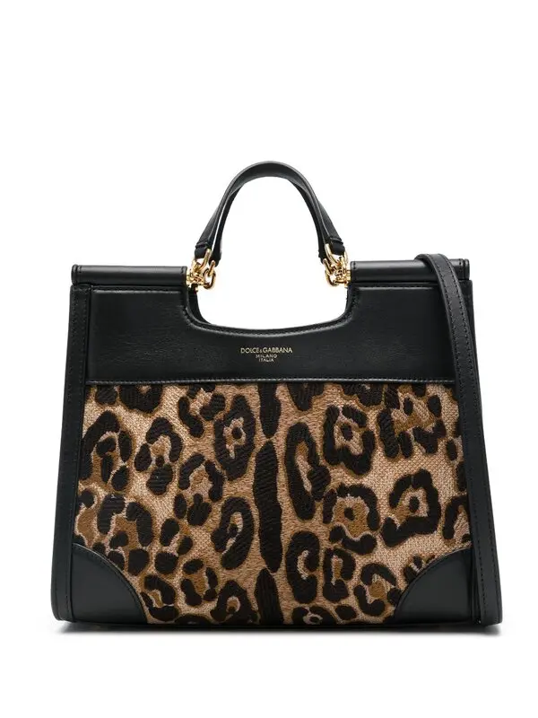 Dolce & Gabbana Small Sicily Tote - Black