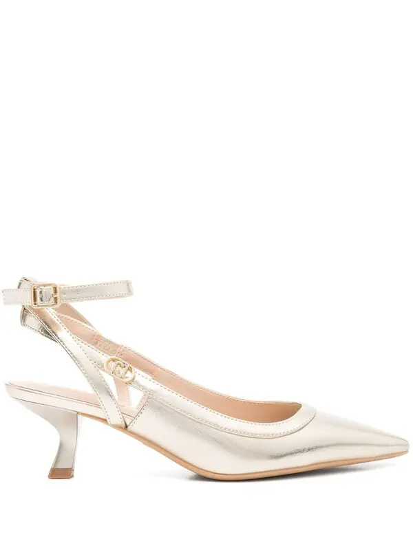 Liu Jo 55mm Slingback Pumps - Gold