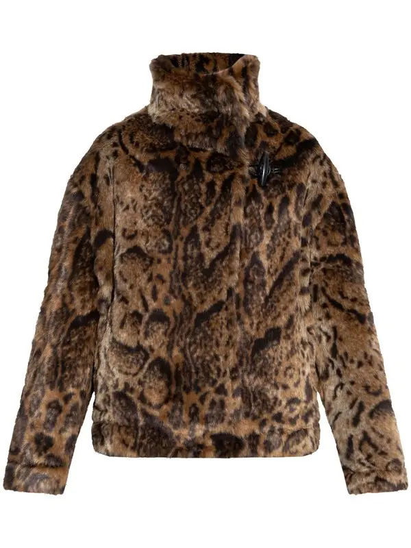 Jacquemus Faux Fur Jacket - Brown