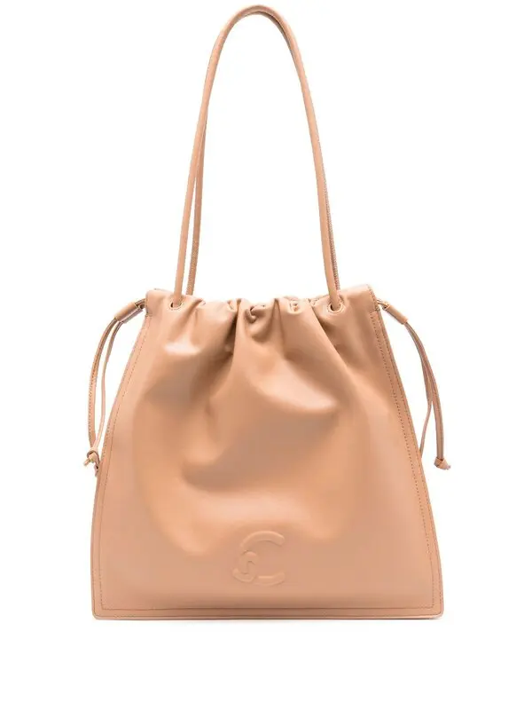 COCCINELLE Logo-embossed Tote Bag - Brown