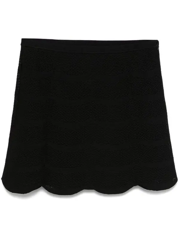 TOM FORD Knitted Mini Skirt - Black
