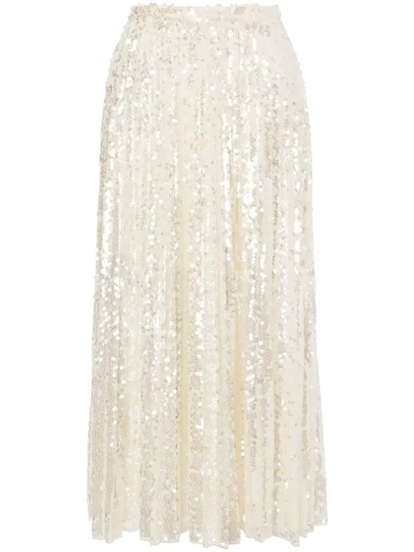 Philosophy Di Lorenzo Serafini Sequin-embellished Midi Skirt