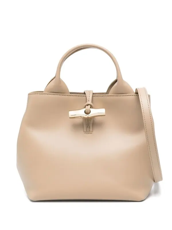 Longchamp Le Roseau Small Tote Bag - Neutrals