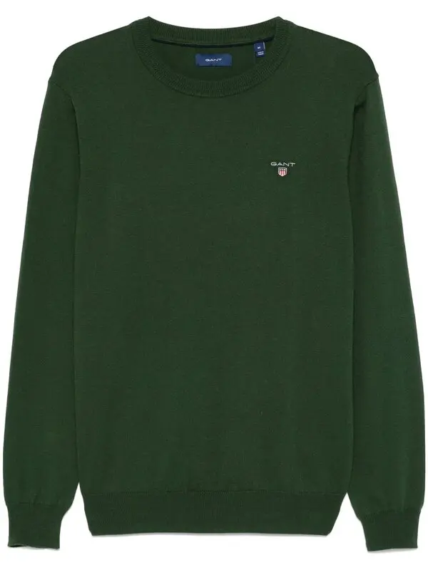 Gant Crew-neck Sweater - Green