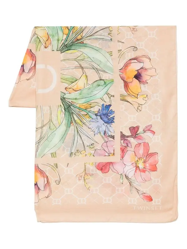 TWINSET Kefia Scarf - Neutrals