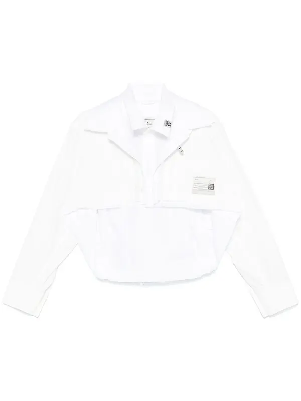 Mihara Yasuhiro Cropped Shirt - White