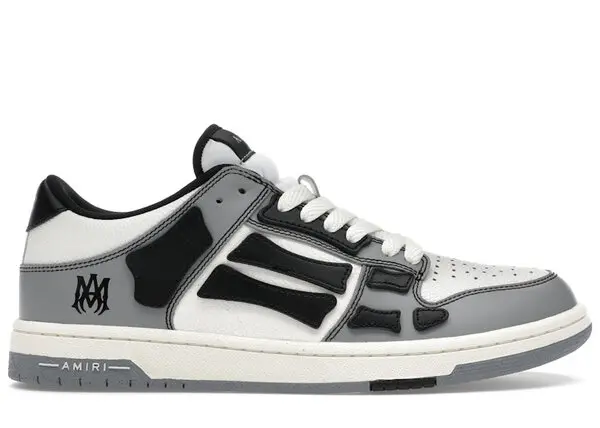 Amiri Varsity Skel Top Low Sneakers - Black