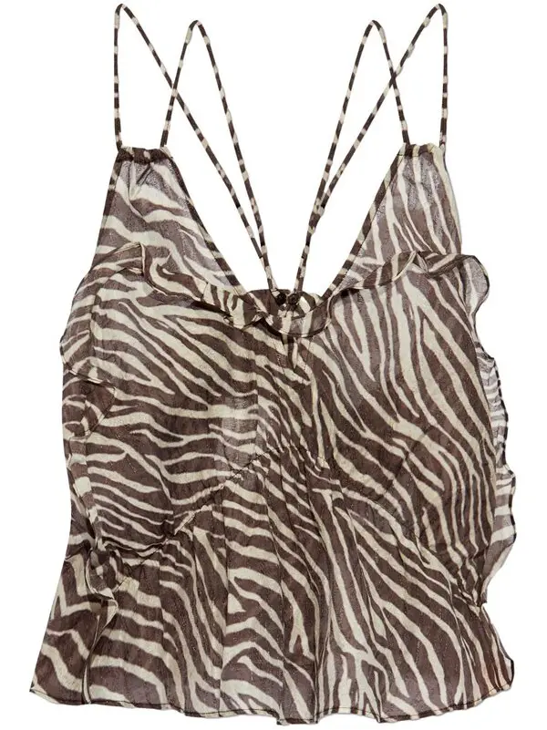 IRO PARIS Jovita Blouse - Brown