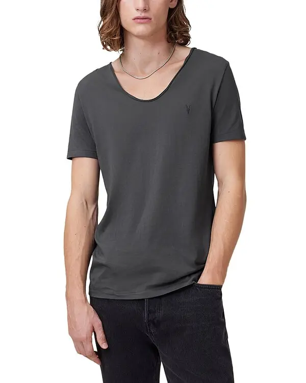 All Saints The Tonic Scoop Neck Tee - Carter Grey