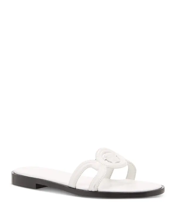 Versace Medusa '95 Flat Sandals - Porcelain