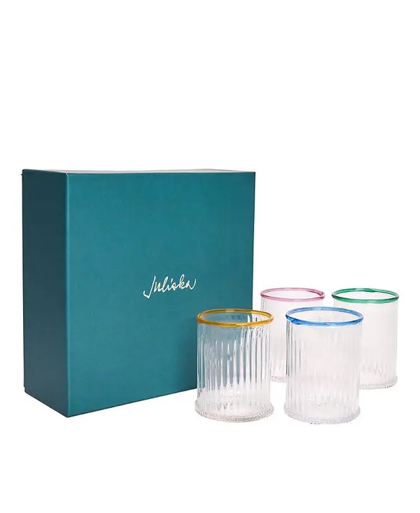 JULISKA Nell Double Old Fashioned Assorted, Set Of 4