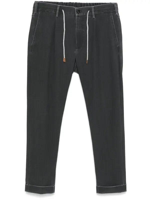 Eleventy Tapered Trousers - Black