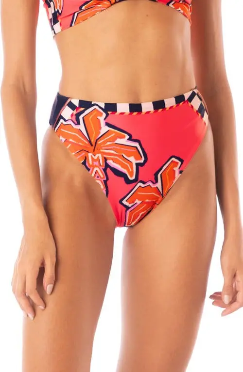 MAAJI Racing Palms Opal Bikini Bottom