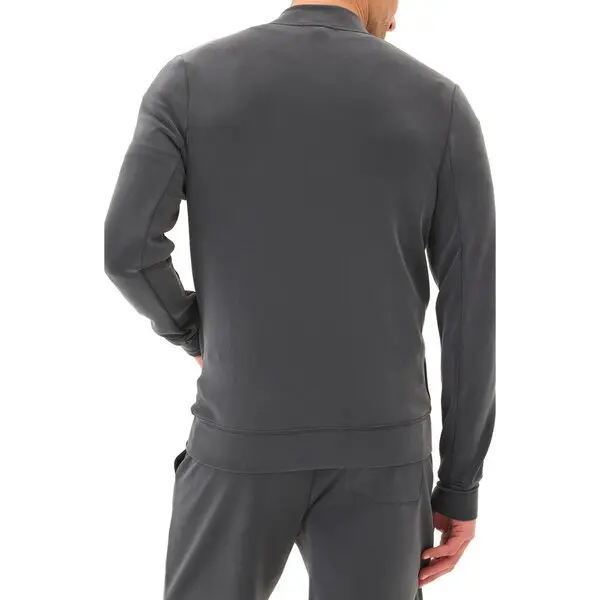 THREADS 4 THOUGHT Bartow Peached Fleece Zip Jacket - Carbon