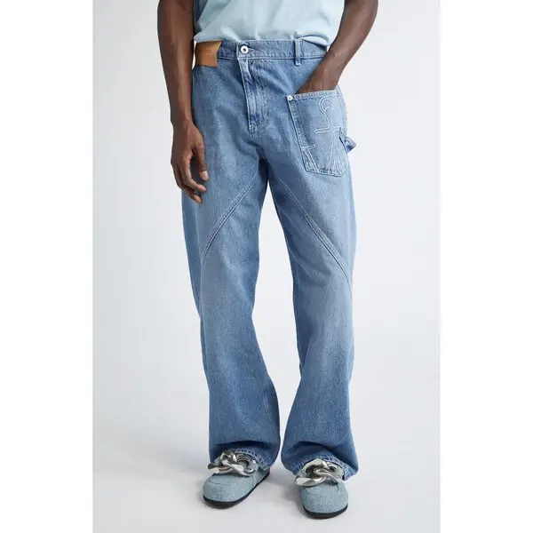 JW Anderson Twisted Workwear Jeans - Light Blue