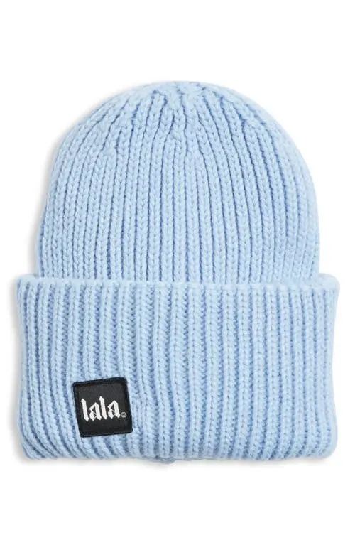 DRESSED IN LALA Grunge Chic Beanie - Periwinkle