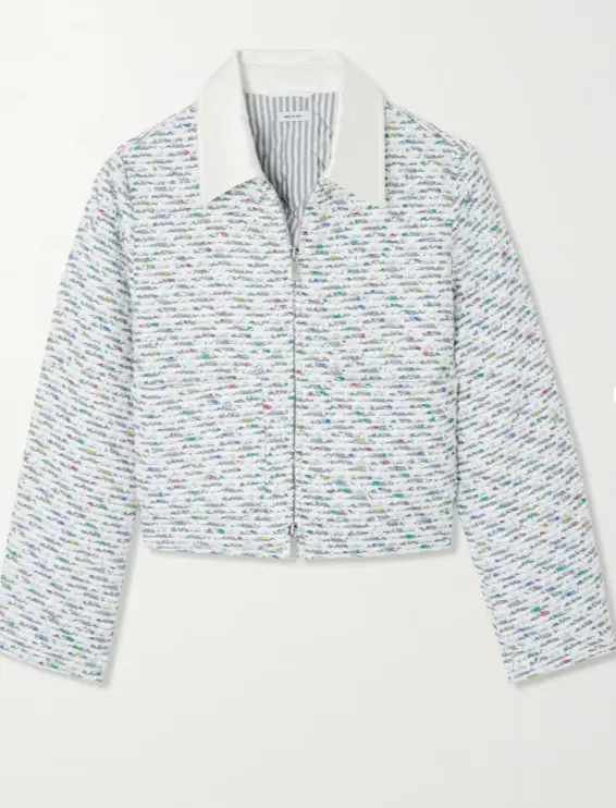 Thom Browne Silk-trimmed Sequined Tweed Down Jacket