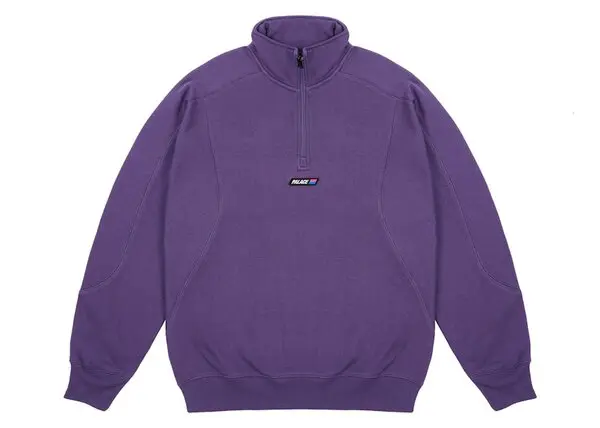 PALACE Ferghaus Quarter Zip - Purp