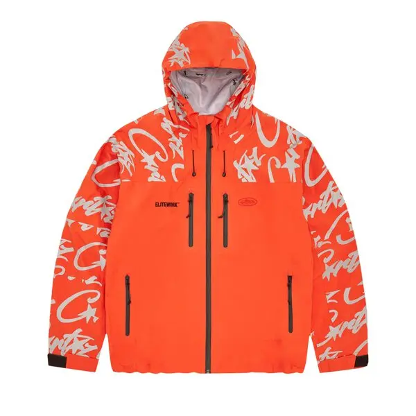 CORTEIZ Waterproof Shell Jacket - Orange
