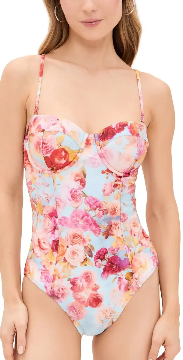 L'Agence Amie Soft Cloud Underwire Bandeau One Piece